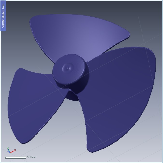 3D Model - Fan Blade